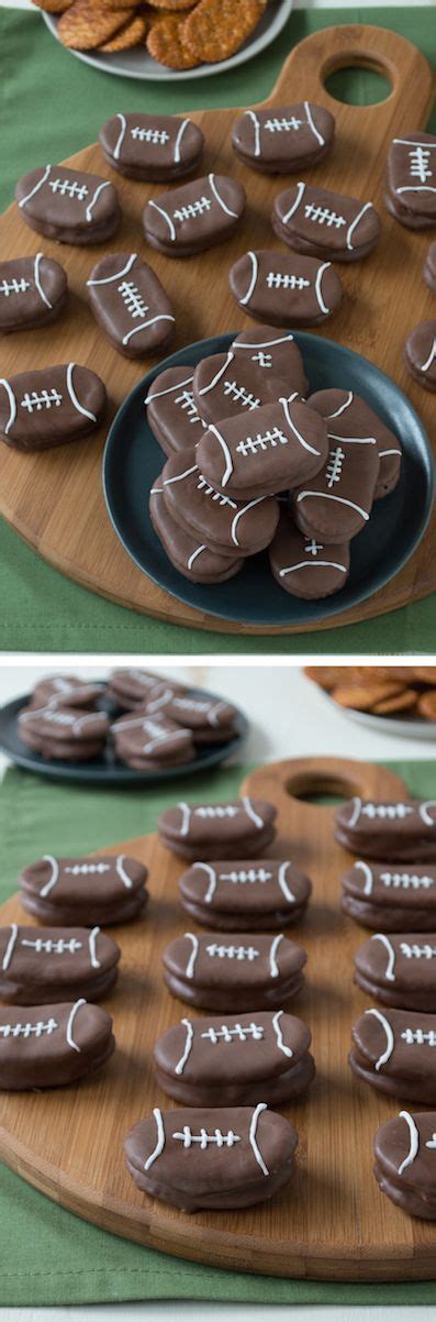 Peanut Butter Stuffed Chocolate Footballs The First Year Chocolate