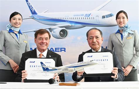 Ana、e190 E2パリ航空ショーで正式発注 28年度から国内初導入、エンブラエルとも初契約