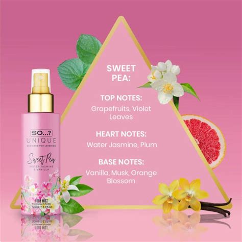 So Unique Mini Body Mist T Set 4x50ml Cosmetics Fragrance