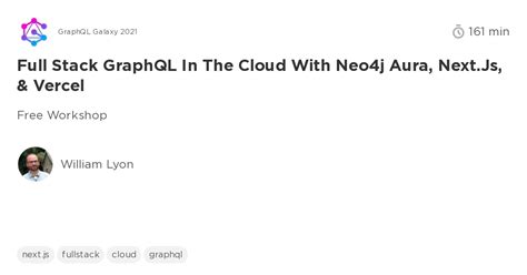 Full Stack Graphql In The Cloud With Neo4j Aura Nextjs And Vercel