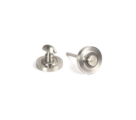 From The Anvil 49856 Grade 316 Round Bathroom Thumbturn Plain