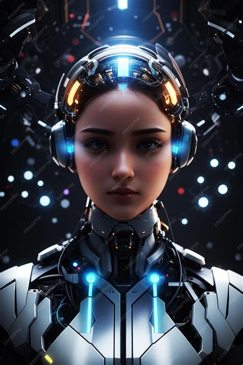 Premium Ai Image A Futuristic World Where Humans Coexist With