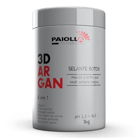 Paiolla Botox 3D Argan 6 Em 1 1kg Shopee Brasil