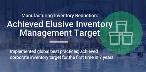Manufacturing Inventory Reduction Kormac Group