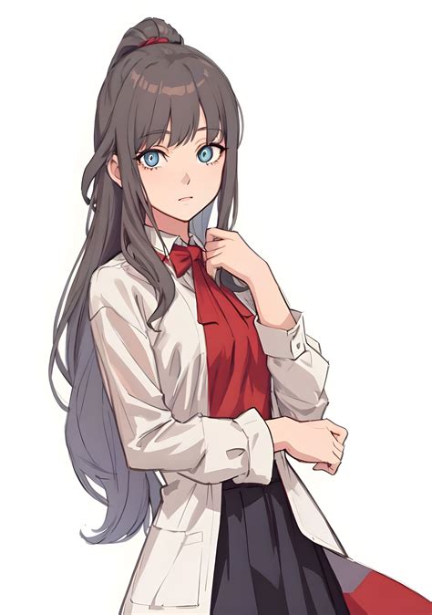 Pin Di Woman Hairstyle Anime