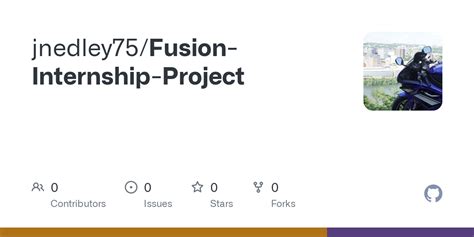 github jnedley75 fusion internship project