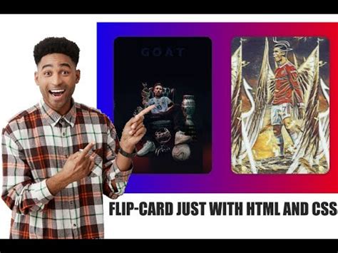 How To Make Flip Card With HTML And CSS YouTube