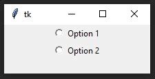 Виджет RadioButton радиокнопки в Tkinter описание и примеры