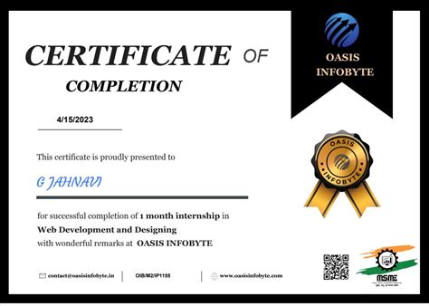 Oasisinfobyte Webdevelopment Internship Opportunity G Jahnavi