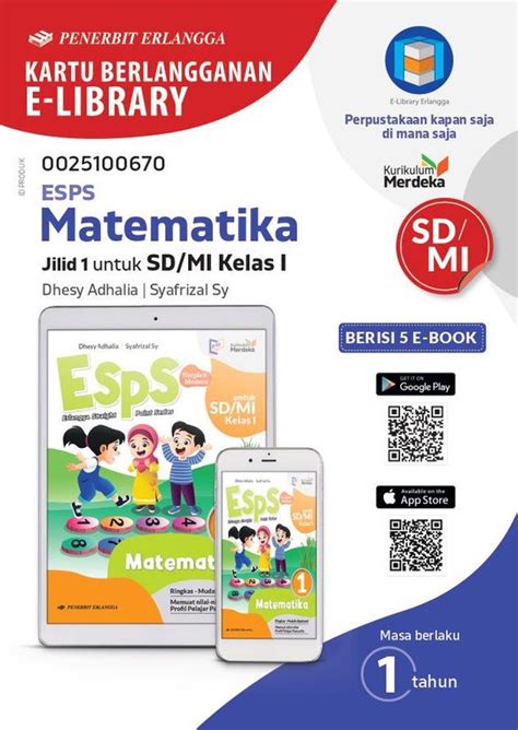 E Library Esps Matematika Sdmi Kls1km1th