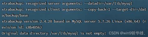 Mysql Percona Xtrabackup Percona Xtrabackup Csdn