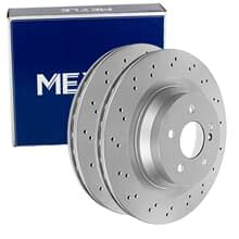 2X MEYLE BREMSSCHEIBEN 330mm HINTEN PASSEND FÜR MERCEDES BENZ CLS E KLASSE