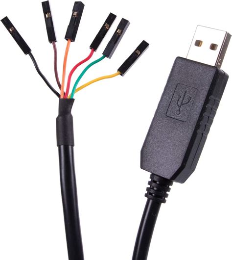 USB To TTL UART Serial 5V 3 3V Adapter Converter Cable 4 Pin 0 1 Inch