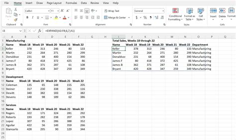 Comment Utiliser La Fonction Expand Dans Excel Toptips Fr