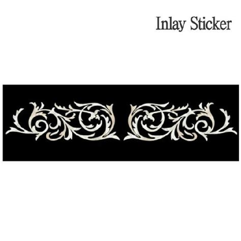 악기 스티커 L R Ukul Ornamental Swirl Wp 스틱커 데코용 기타 티몬