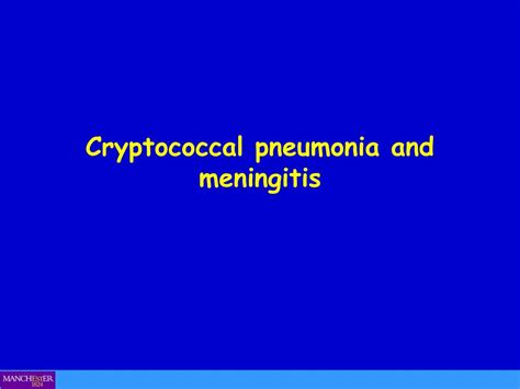 Ppt Cryptococcal Meningitis Diagnosis Treatment Guidelines And Management Pointers