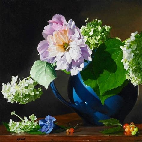 Arte Y Actividad Cultural Pinturas Al Óleo De Flores Giuseppe Muscio