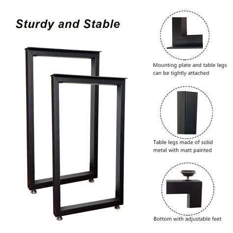 Square Metal Table Legs For Sale Online