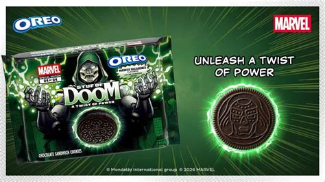 First Look At Doctor Doom Oreo Cookies Revealed By Oreo And Marvel