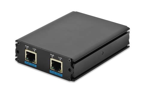 DIGITUS Professional Fast Ethernet PoE Verstärker mit port Mbps Eingang und port