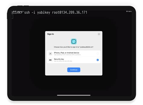 Webauthn For Ssh Using Passkeys And Secure Keys Blink Shell