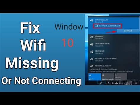 my WIFI not showing in Windows 10|Fix missing WIFI | WIFI not connecting| Hotspot not connecting ...
