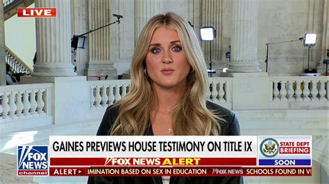 Riley Gaines Decries Bidens Plan To Overhaul Title Ix Its Criminal