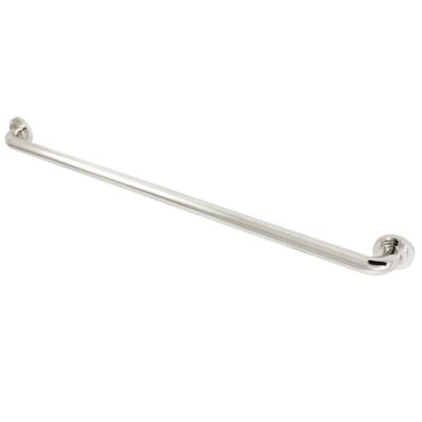Kingston Brass Manhattan 36 In X 1 14 In Grab Bar In Polished Nickel