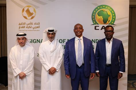 اتحاد كأس الخليج العربي لكرة القدم يوقع مذكرة تفاهم مع الاتحاد الأفريقي