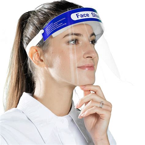 Buy 50pcs Made In Usa Plastic Face Shields Personal Protective