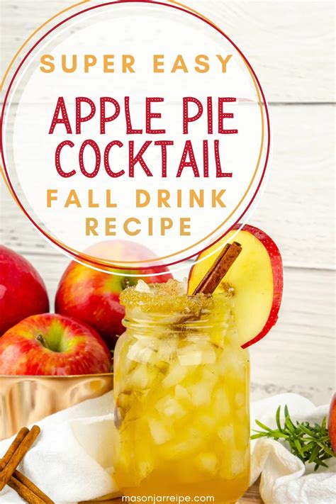 Apple Pie Cocktail Mason Jar Recipe