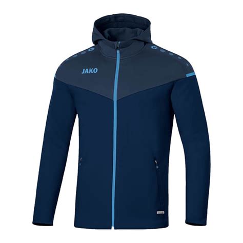 JAKO Champ 2 0 Kapuzenjacke Damen Blau F95 Blau