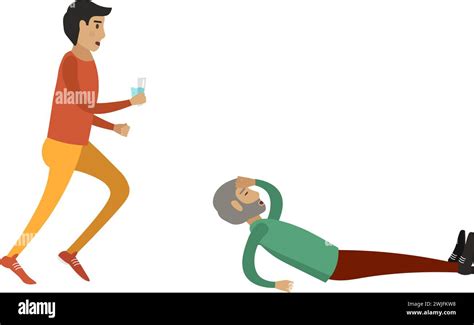Homme inconscient respiration Banque d images détourées Alamy