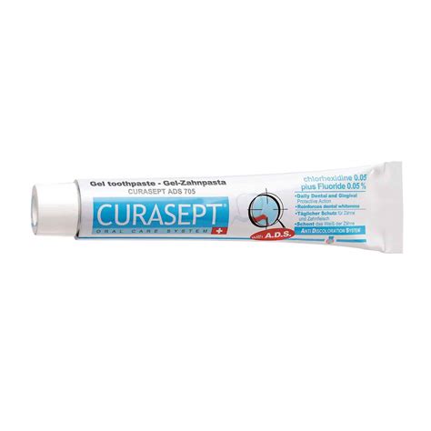 Buy Curasept Ads 705 Chlorhexidine 0 05 Gel Toothpaste 75ml Mydeal