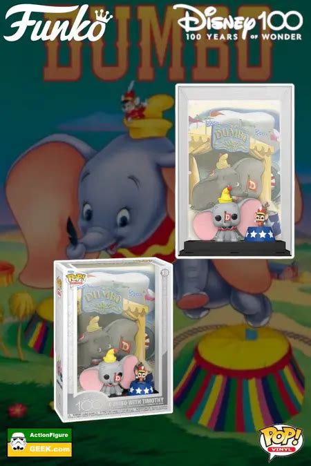 Disney 100 Dumbo With Timothy Funko Pop Movie Poster