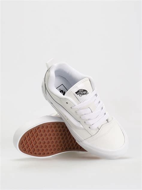 Vans Knu Skool Shoes White Leather True White