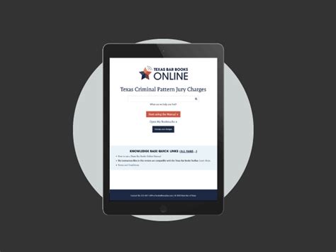 Texas Criminal Pattern Jury Charges Online Texas Bar Practice