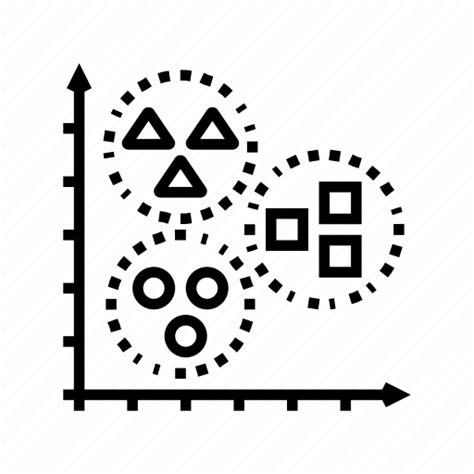 Unsupervised Learning Machine Algorithm Model Data Training Icon
