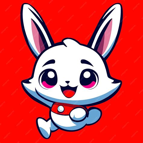 Premium Vector Cute Cartoon Bunny Scene
