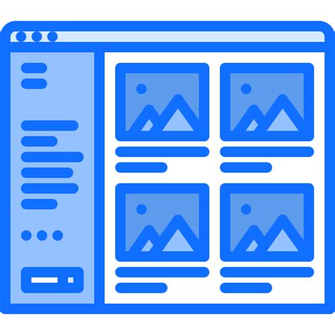 Sidebar Coloring Blue Icon Sidebar Coloring Blue Icon