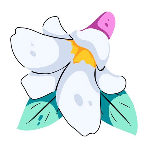 Un Icono Plano Editable De Lilium Regale Vector Premium