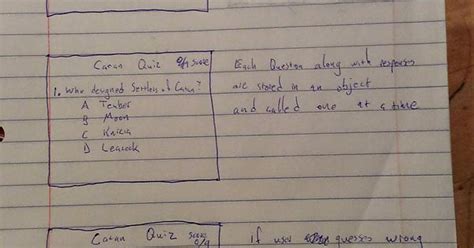 Quiz App Wireframe Album On Imgur