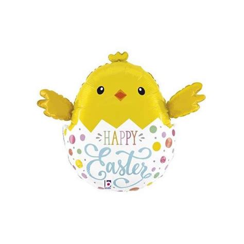 Globo De Pollito De Happy Easter De 61 X 53 Cm Grabo Por 7 00