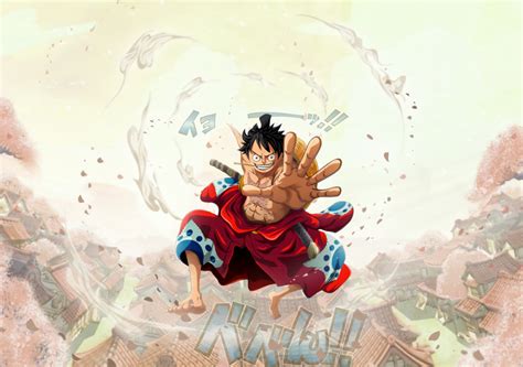 Luffy Wano Desktop Wallpaper