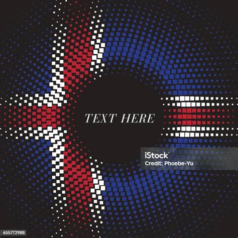 하프 톤 사각형 둥근 그라데이션 템플릿 아이슬란드 플래그 국가 지리적 지역에 대한 스톡 벡터 아트 및 기타 이미지 국가