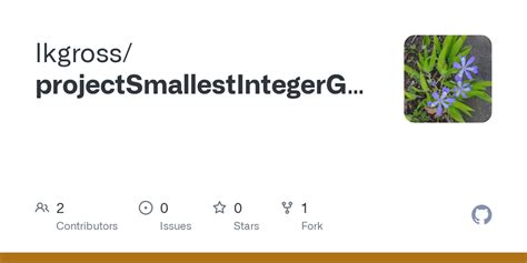 GitHub Lkgross ProjectSmallestIntegerGradle