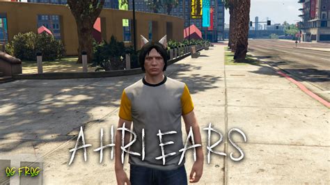 Ahri Ears For MP Male MP Female P Head GTA5 Mods