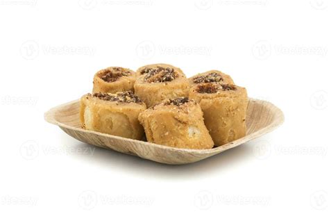 Indian Fried Bhakarwadi Tea Time Snack On White Background 35246164