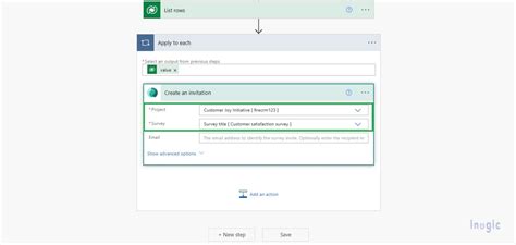 customer voice personalized variables within survey invitations using