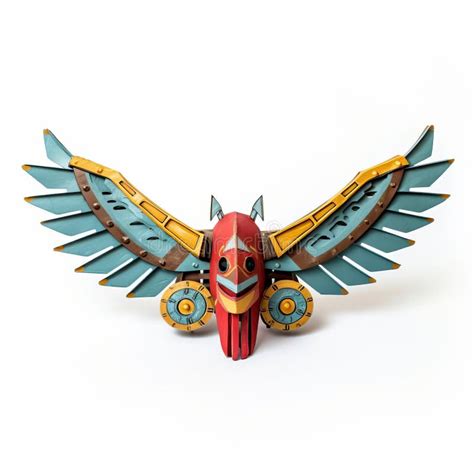 Wing In Ground Effect Craft Toy Model On White Background Stock